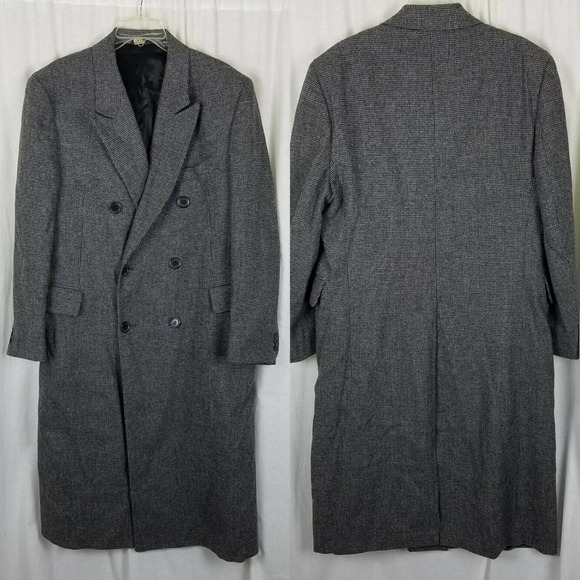 Bruce Hunt | Jackets & Coats | Bruce Hunt Black White Checked Wool ...